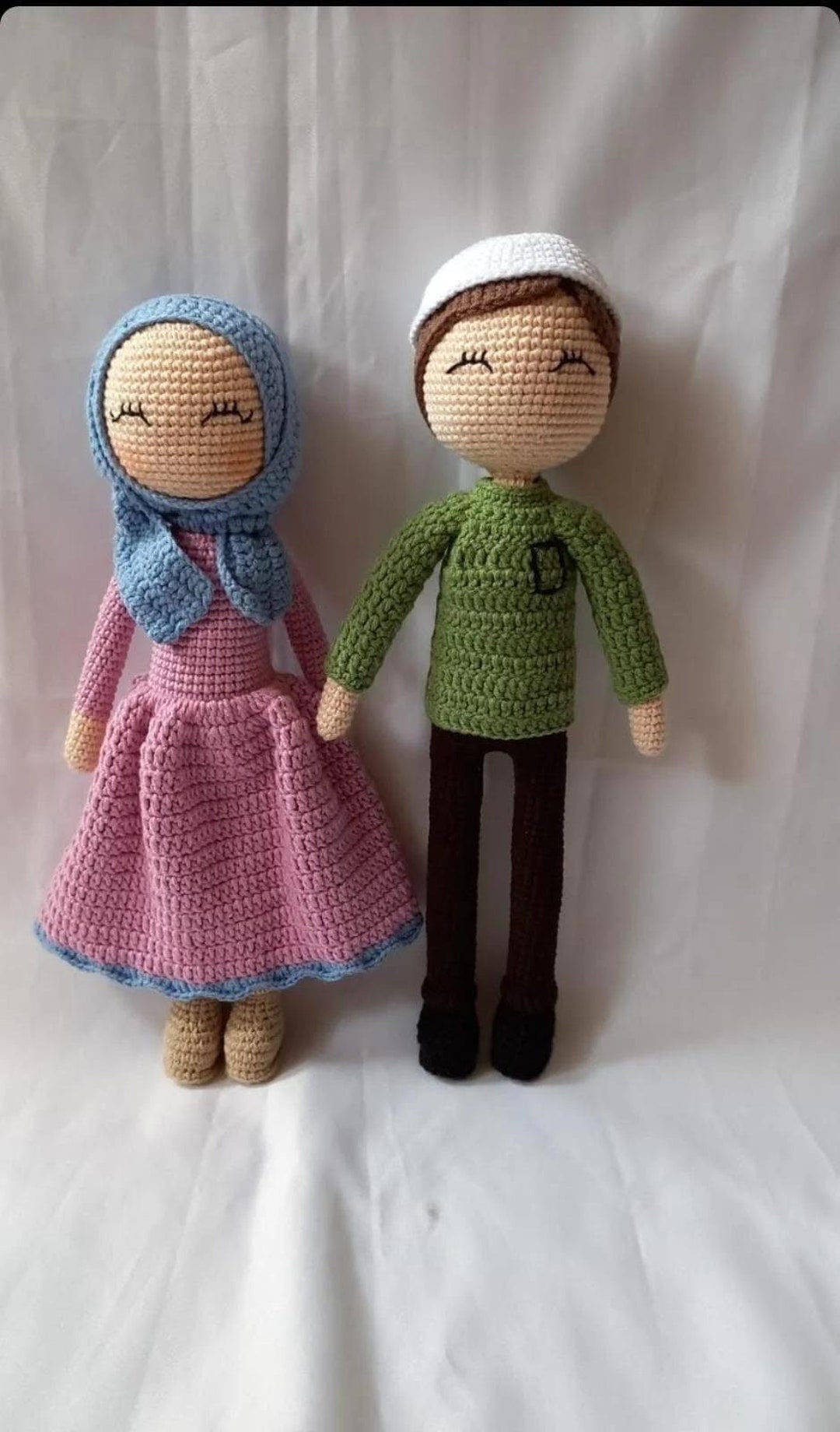 Muslim Boy and Muslim Girl Dolls, Boy Doll With Thobe and Kufi, Muslim ...