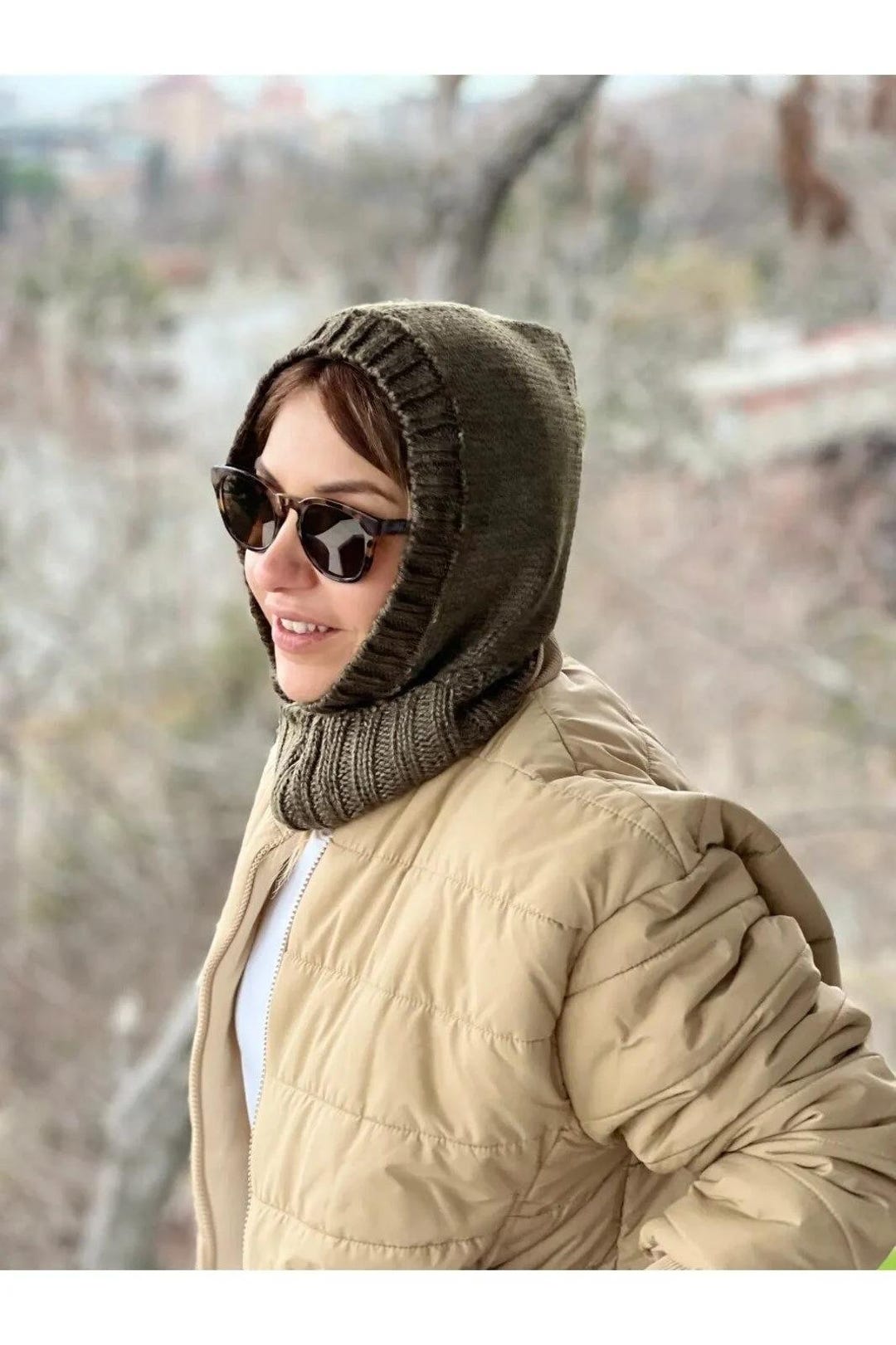 Elastic Braided Balaclava Head, Balaclava Knit, Mango Socky Balaclava ...