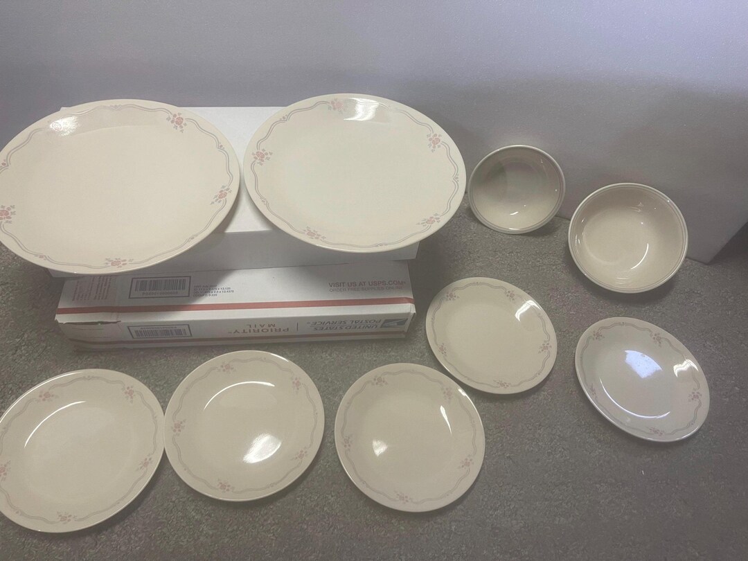 9 Pc Corelle English Breakfast Set - Etsy