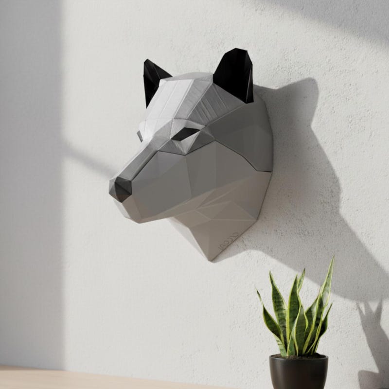 Wolf Head Wall Mount - Etsy