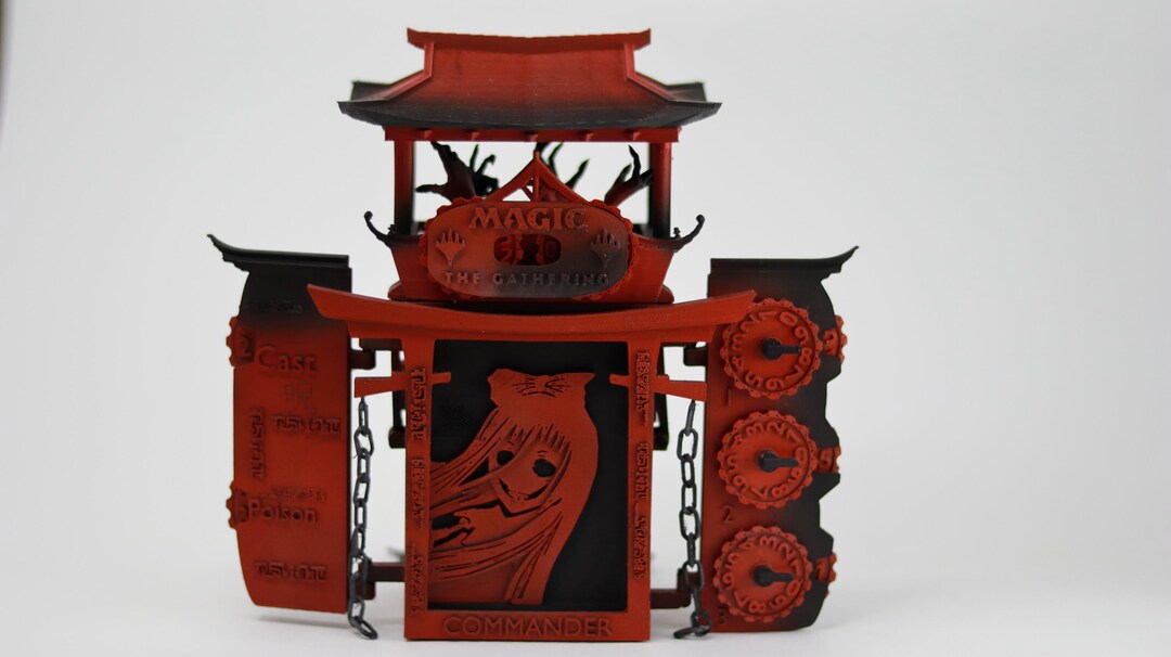 MTG Commander Deck Box / Commander Zone 2 in 1 - Etsy