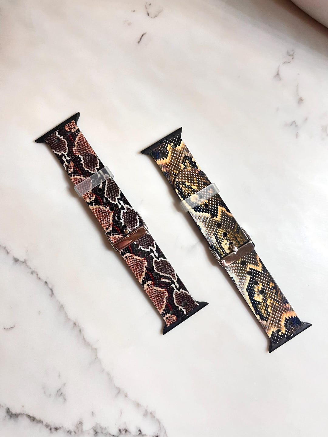 Exotic Snake Skin Apple Watch Band – Stylish & Durable Luxury Strap - Etsy