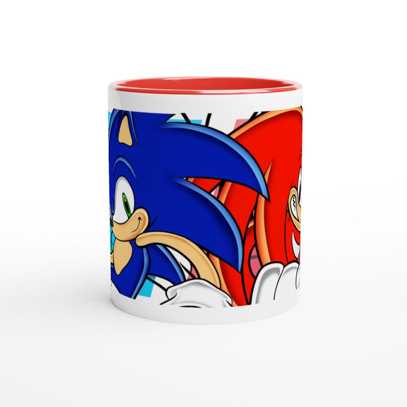 Sonic and Knuckles Mug - Etsy