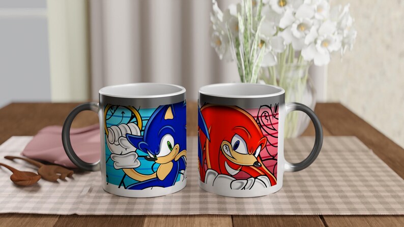 Sonic and Knuckles Mug Magic 11oz Ceramic Mug - Etsy