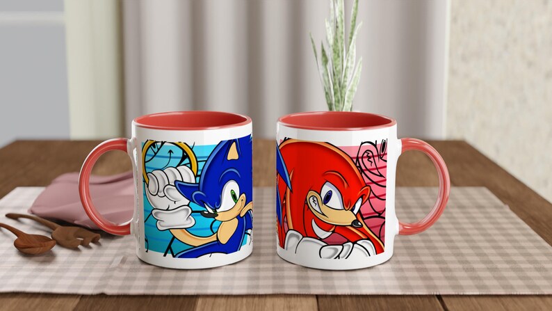 Sonic and Knuckles Mug - Etsy