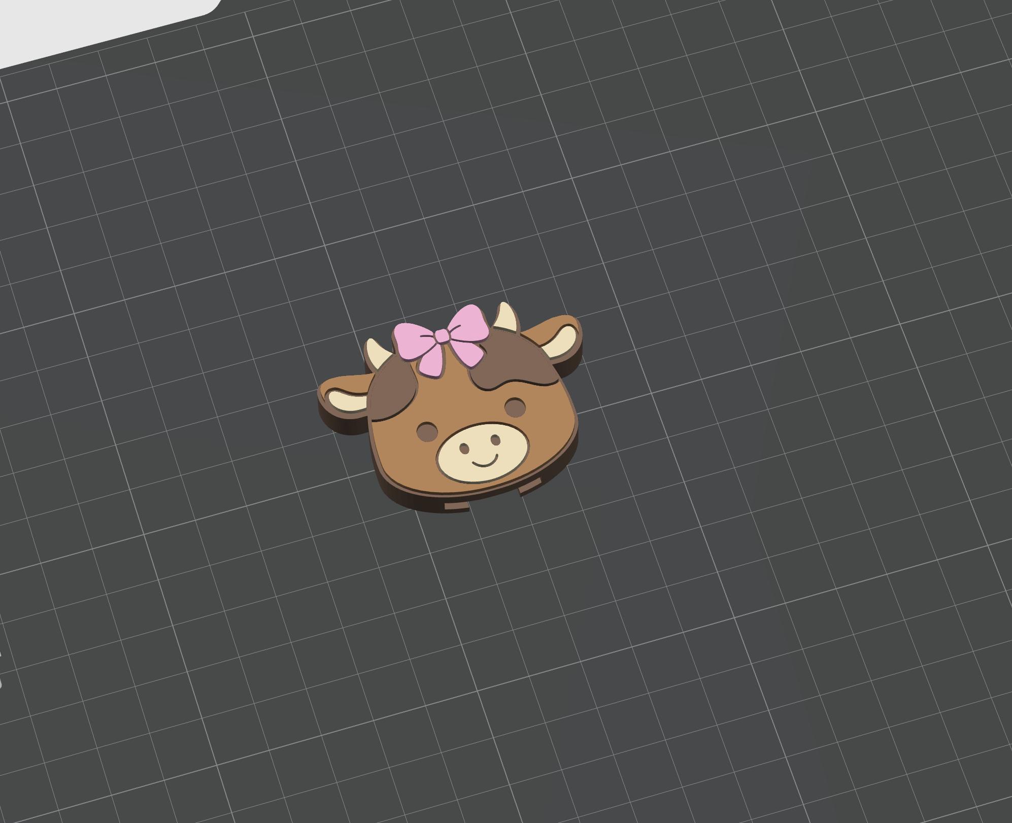 Cute Cow Can Opener 3MF File | Kawaii Farm Animal Kitchen Gadget ...