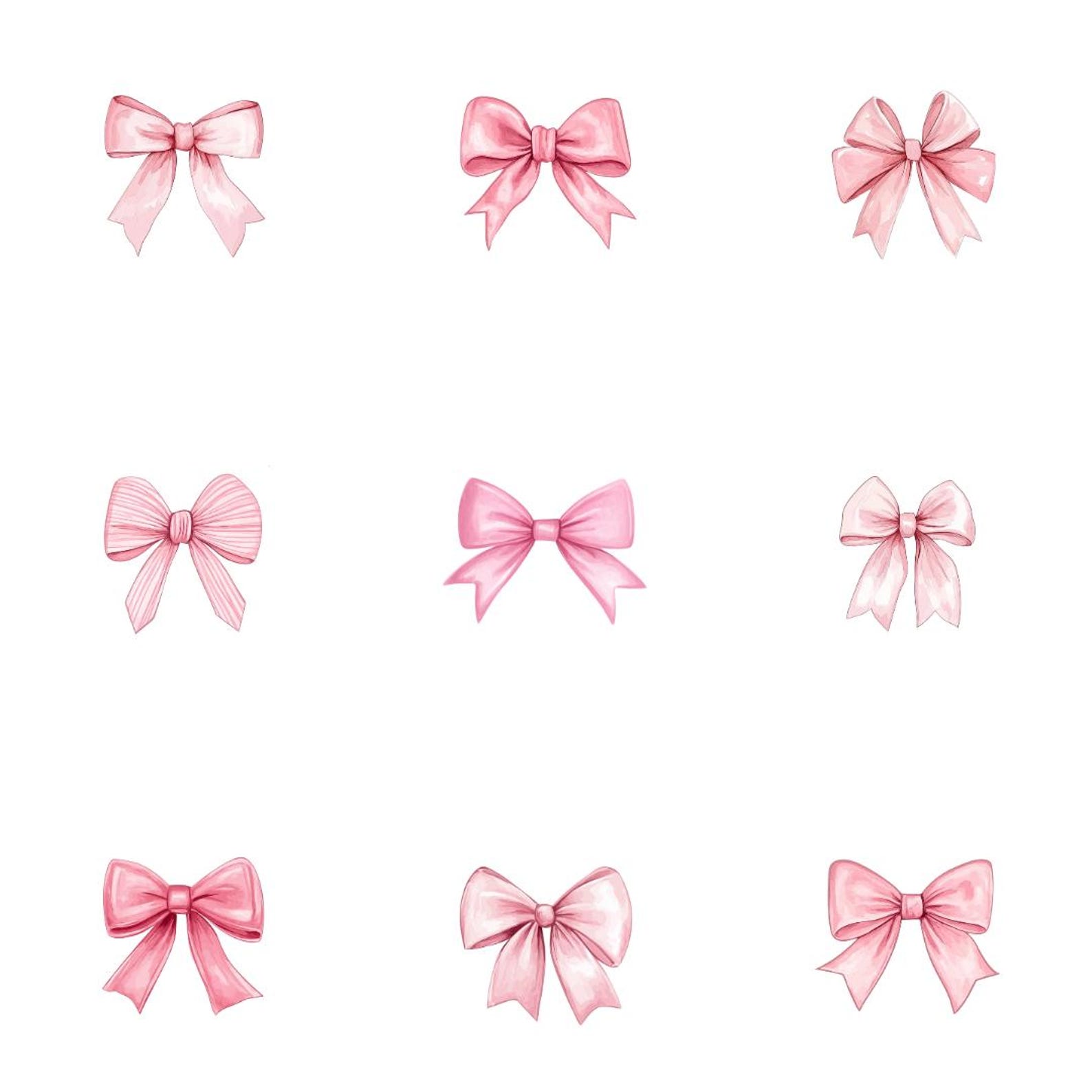 Pink Coquette Ribbon Bow Clipart | Gift | Fashion | Decoration ...