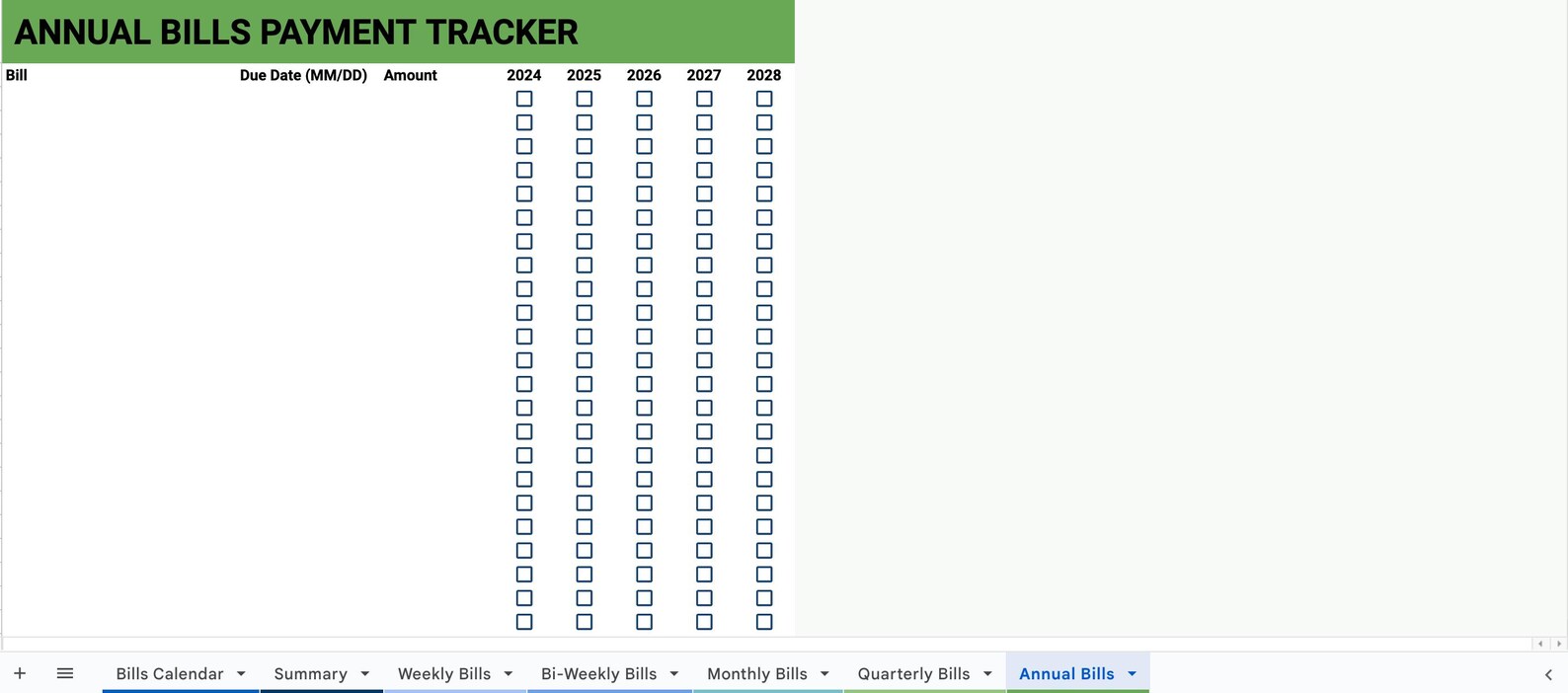 Expense Tracker 2025 Spreadsheet, Budget Planner Template, Bill ...