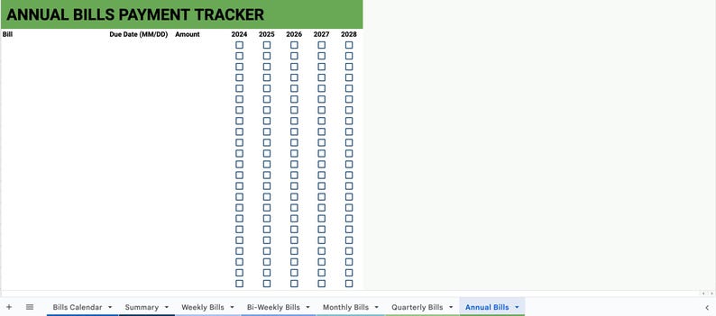 Expense Tracker 2025 Spreadsheet, Budget Planner Template, Bill ...