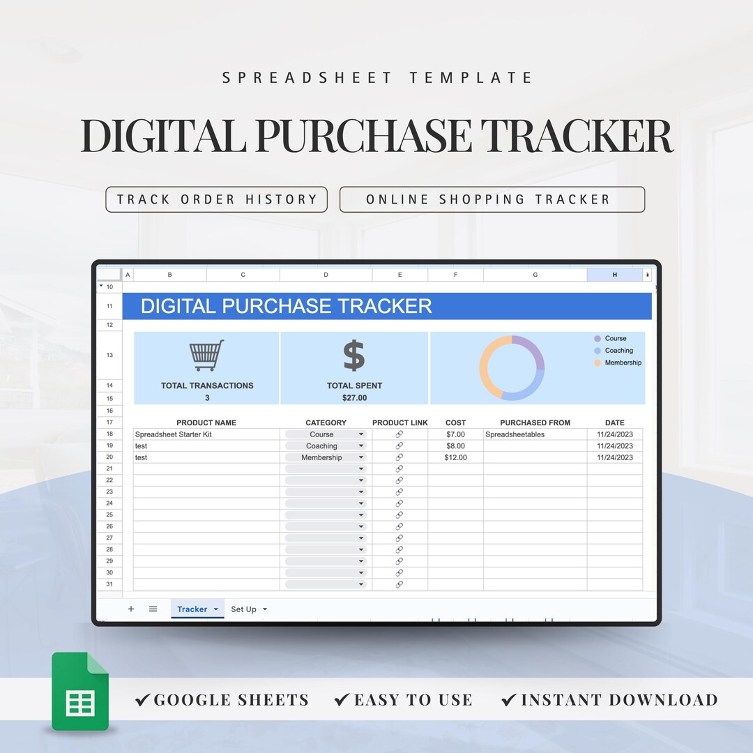 Digital Shopping Tracker | Purchase Order Tracking System ...