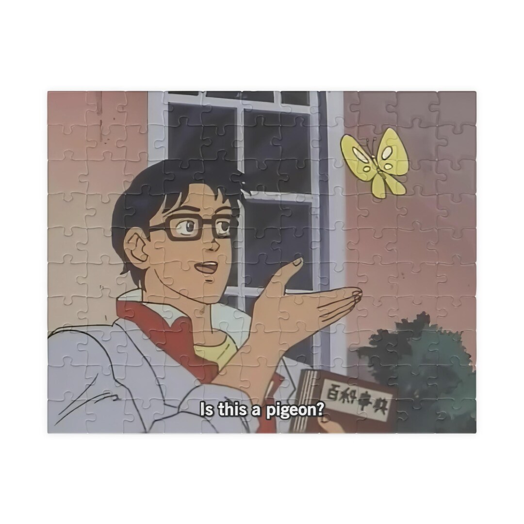 Puzzle, is This a Pigeon Meme 520-piece Jigsaw Game for Adults and Kids ...