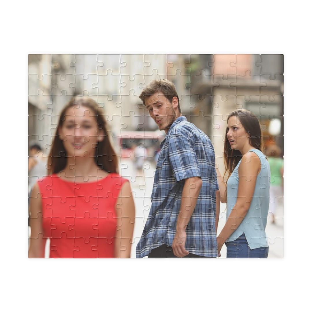 Jigsaw Puzzle Distracted Boyfriend Meme Internet Humor 110, 252, 520 ...