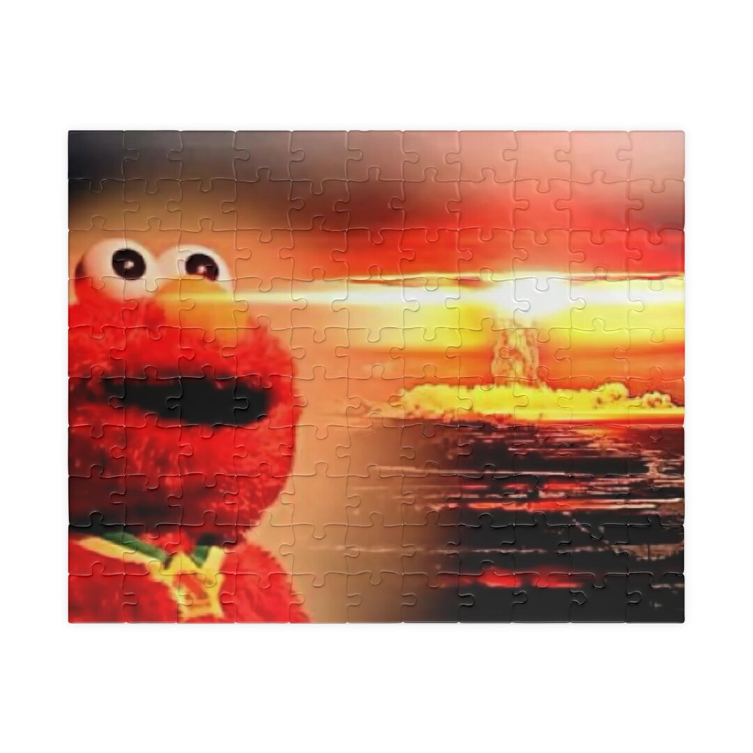 Elmo Nuclear Bomb Meme Puzzle Explosive Humor for Meme Fans Puzzle 110 ...