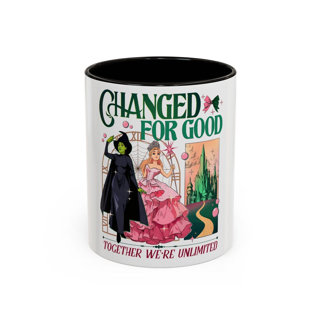 Wicked the Movie Colorful Mugs in Two Sizes (11oz, 15oz) With 12 Color ...