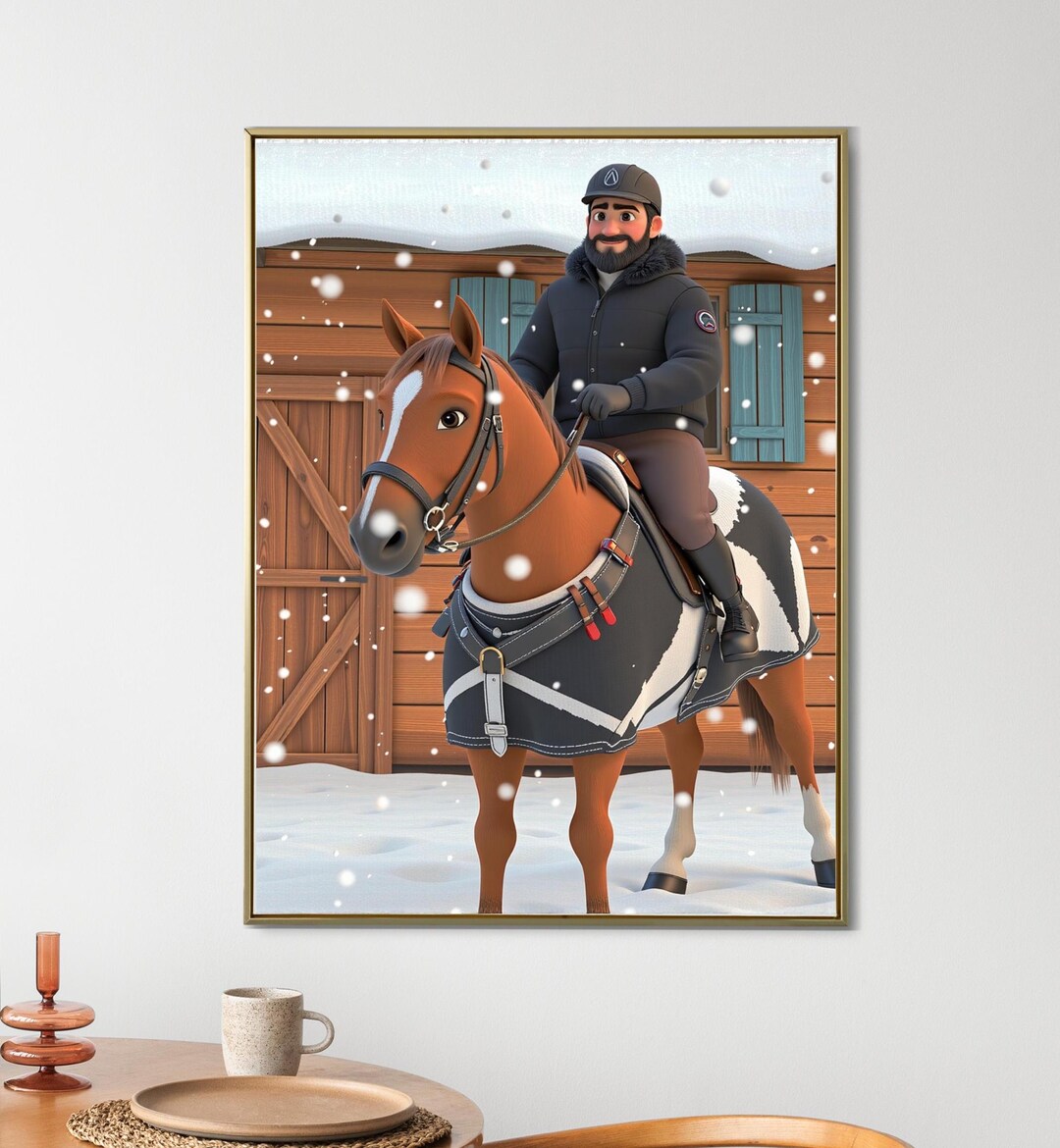 Personalized Pixar Portraits, Custom Cartoon Drawing, Unique Family ...