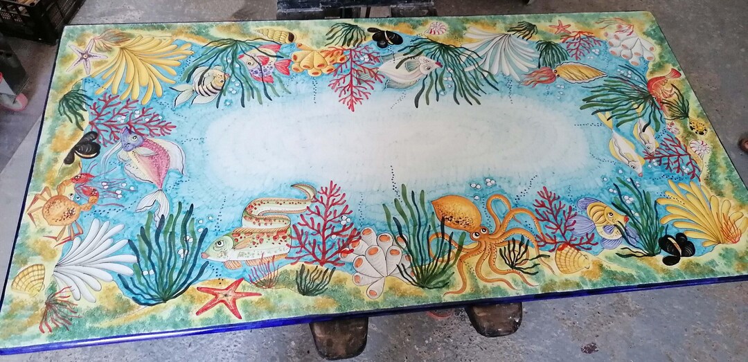 Positano Amalficoast Rectangular Table Lava Stone Handmade Made in ...