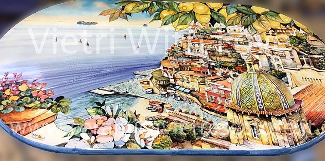 Positano Amalficoast Tables and Benches Panorama Line Lava Stone ...