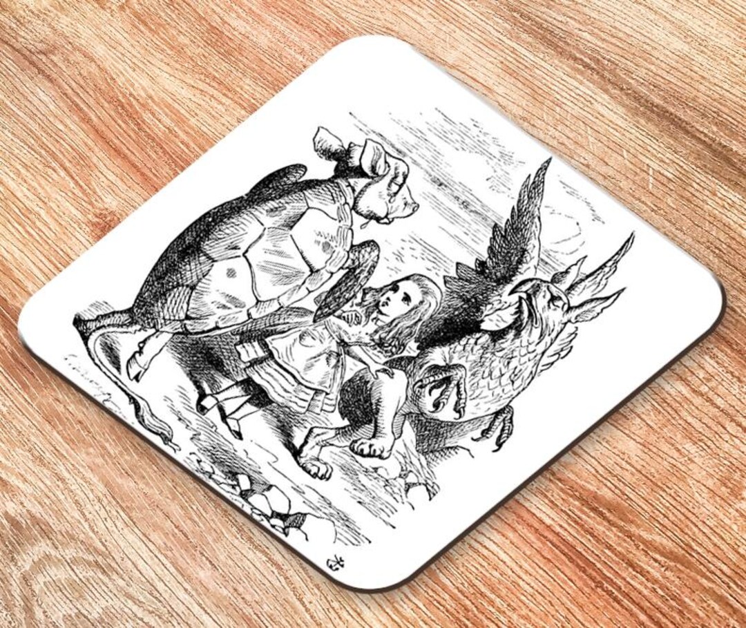 Alice in Wonderland Mock Turtle Coaster - Etsy