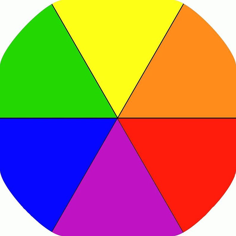 Rainbow Wheel Tuff Tray Insert - Etsy UK