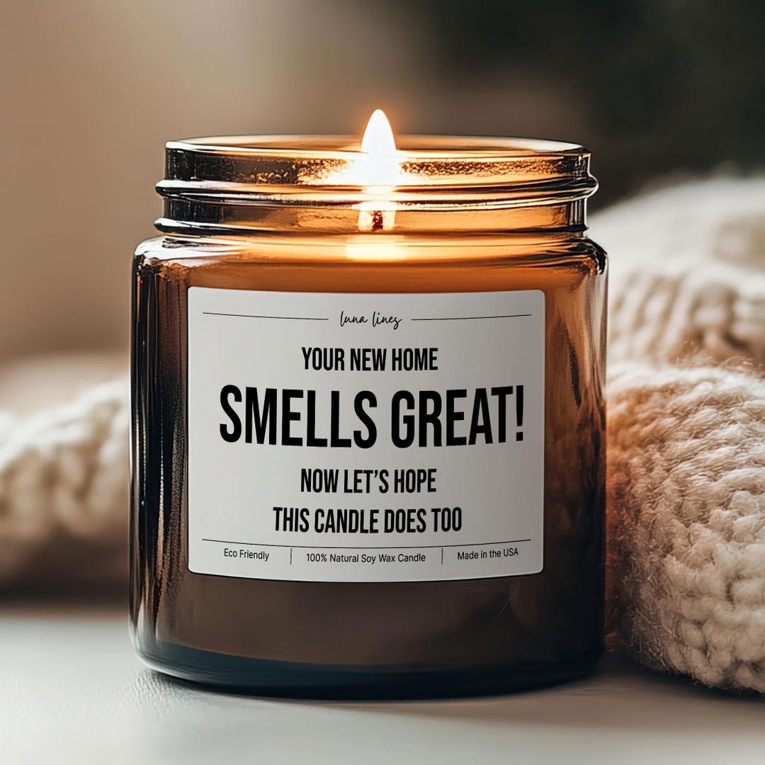 Fun New Home Gift Candle Housewarming Gift for Homeowners Moving in ...