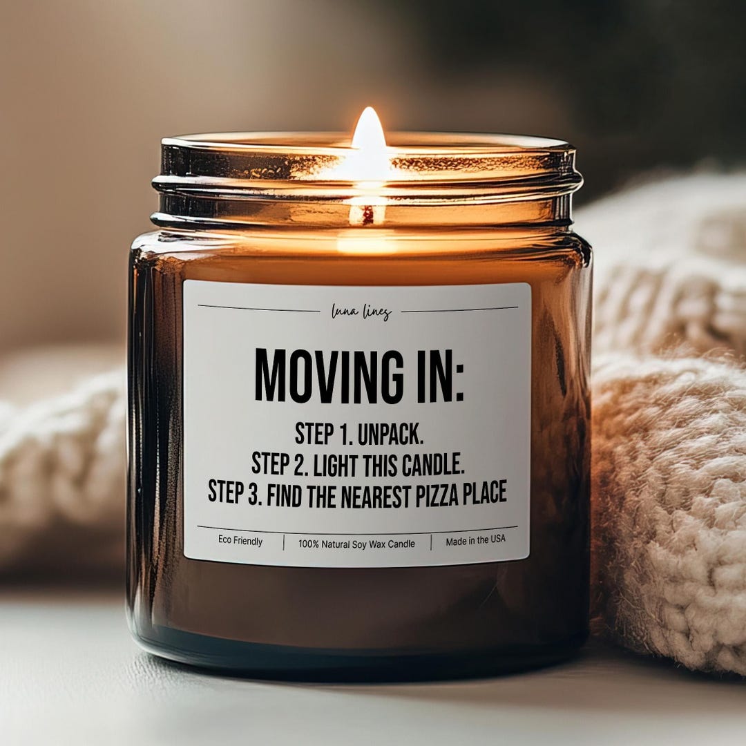 Fun New Home Gift Candle Housewarming Gift for Homeowners Moving in ...
