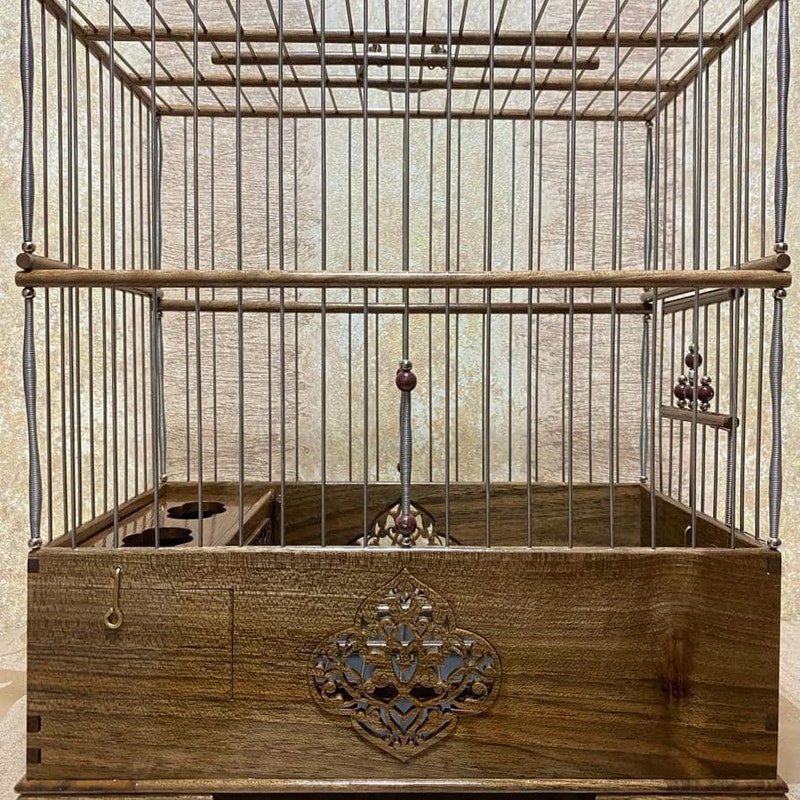 Wooden Bird Cage - Etsy