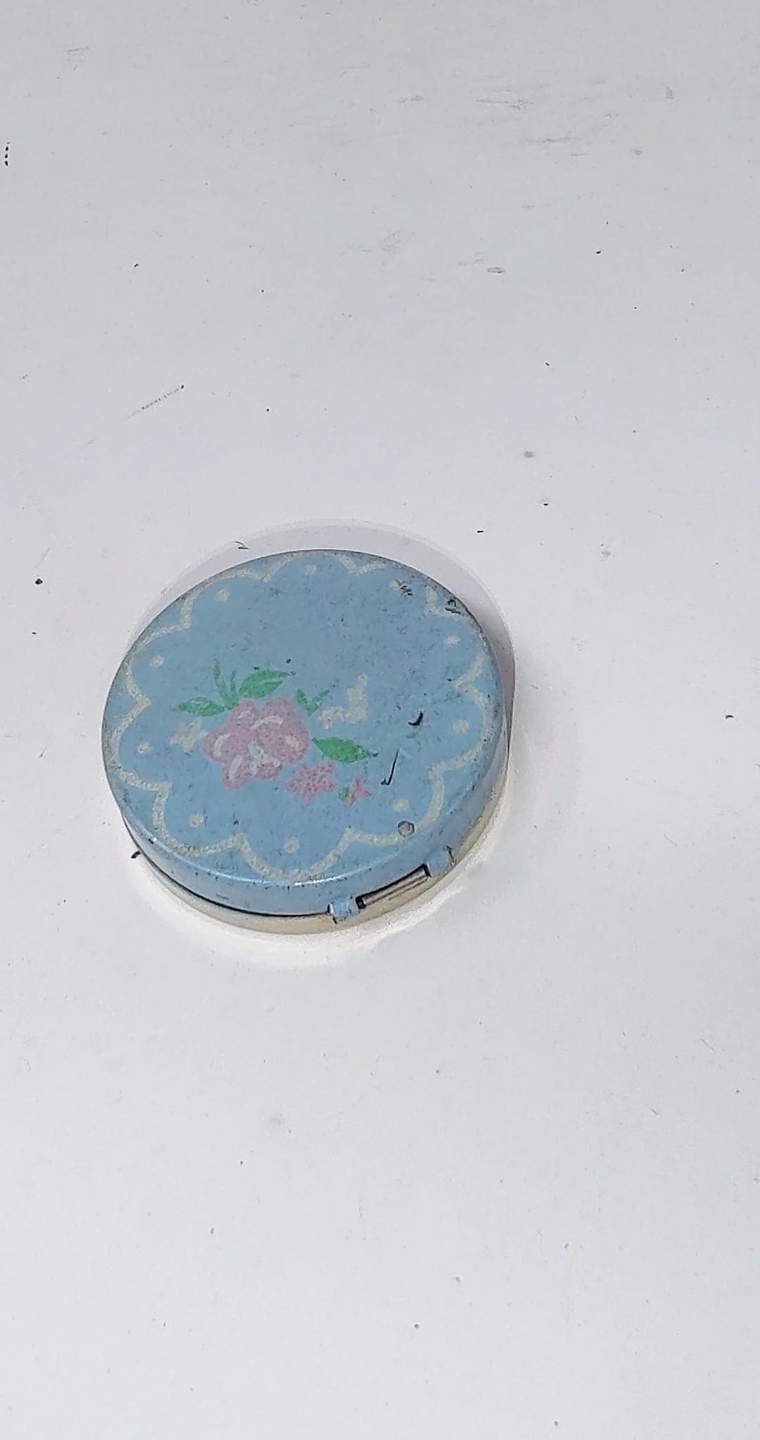 Vintage Debutante Rouge Compact Container for Repurpose, Set Design ...