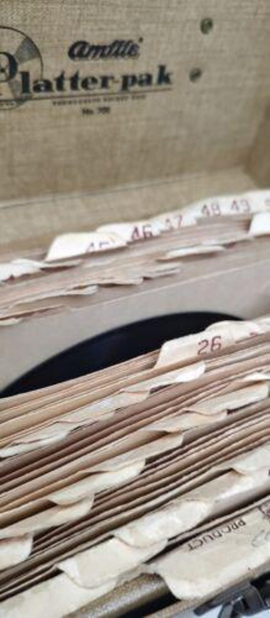 Amfile Platter Pak Vintage 45 Record Case W/ 45's, Lucite Handle, File Folders. - Etsy