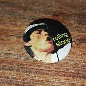 Vintage Rolling Stones Button Pinback. 1980’s Rolling Stones Pin ...