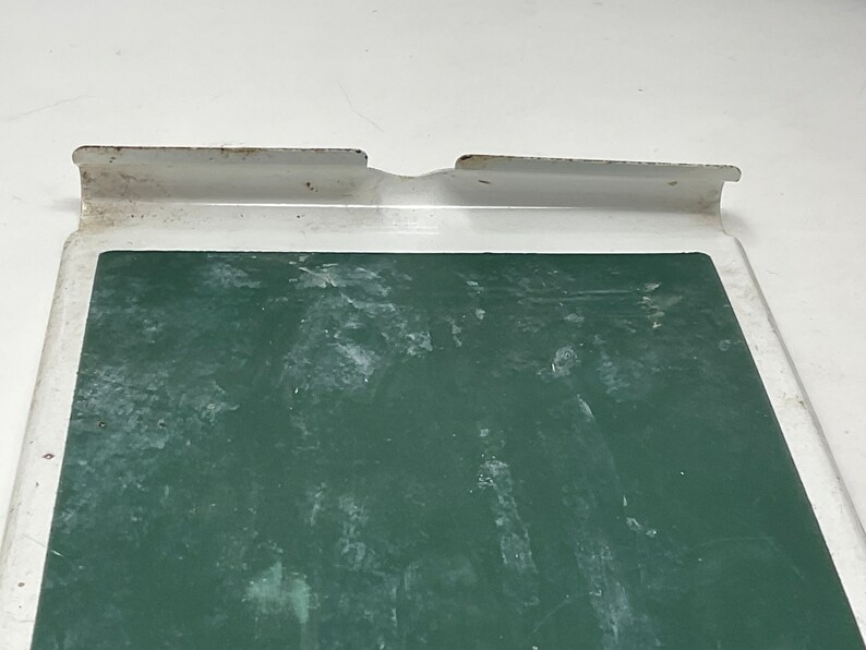 Antique Porcelain Chalkboard Stand Sign From Furniture Store in ...