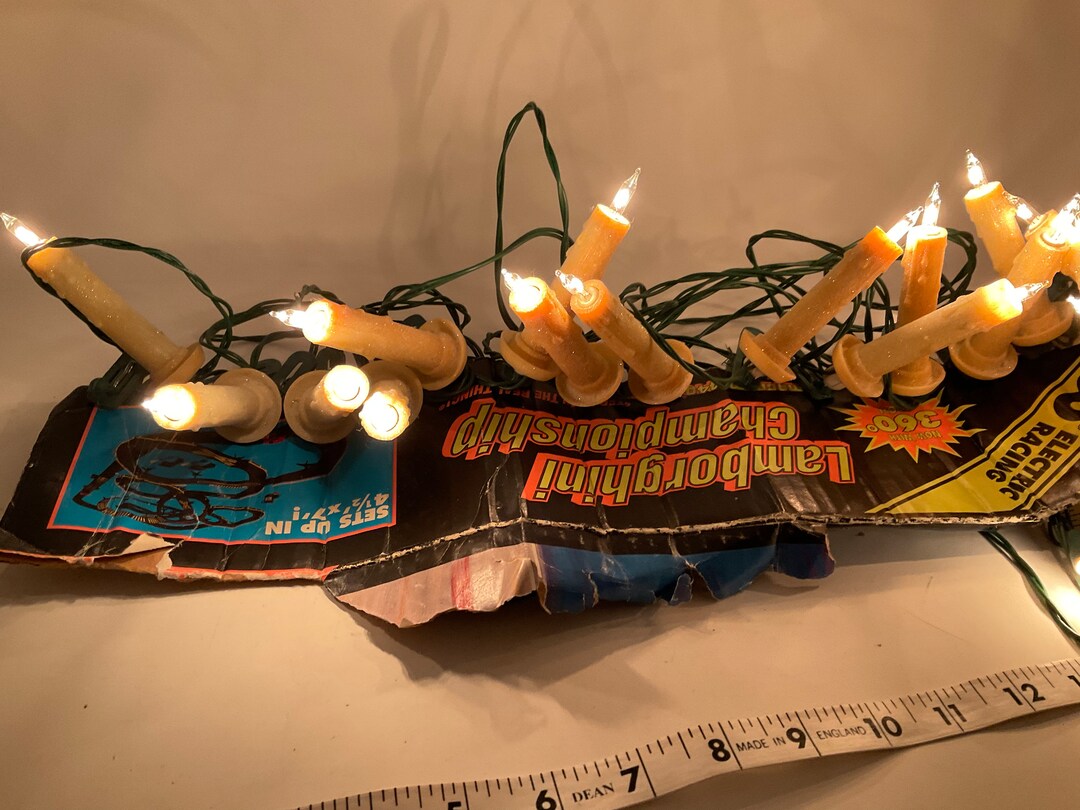 Vintage Sears Christmas Tree Light Candles. Clip on Candle Tree Lights ...