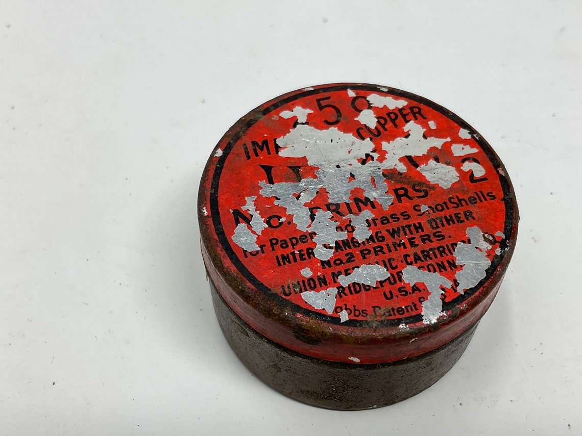 Antique UMC Primer Tin Container Copper Tin - Etsy