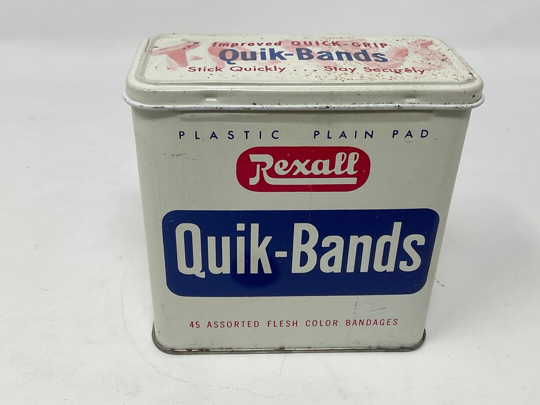 Vintage Rexall Bandage Tin Can. - Etsy