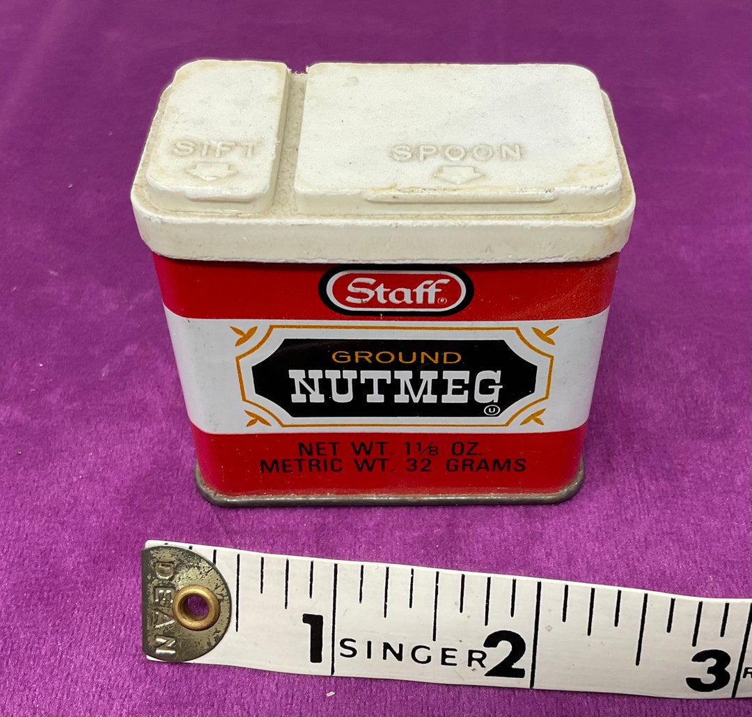 Vintage Staff Supermarkets Spice Tin. Vintage Spice Can Tin. Staff ...