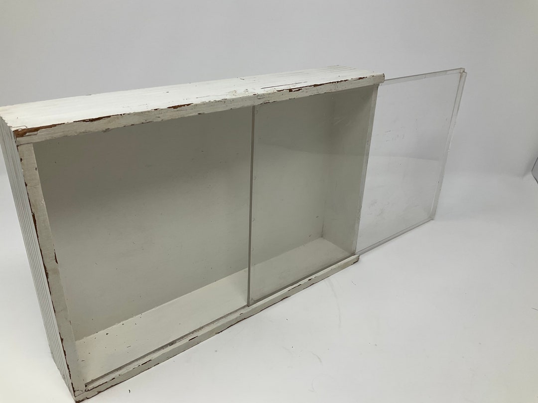 Vintage Shadow Box Diorama Box Cigar Box With Plexiglass Slide Top ...