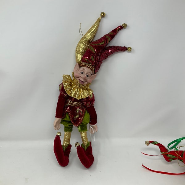 Vintage Elf Tree Topper - Etsy