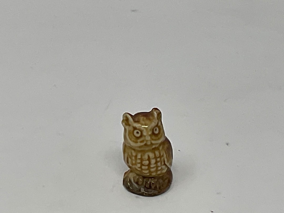 Vintage Wade Whimsies Rare Owl Figurine. - Etsy