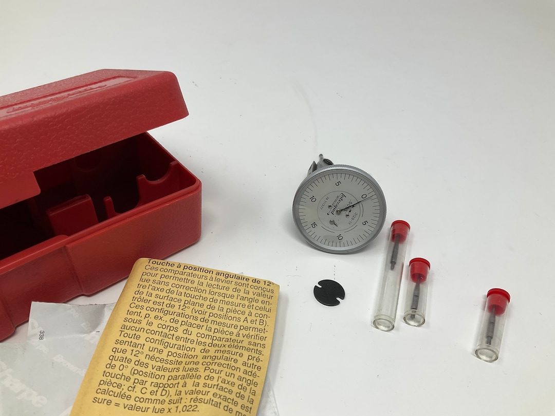 Vintage Interapid Dial Test Indicator 312B-IV. Swiss Made Machinist ...