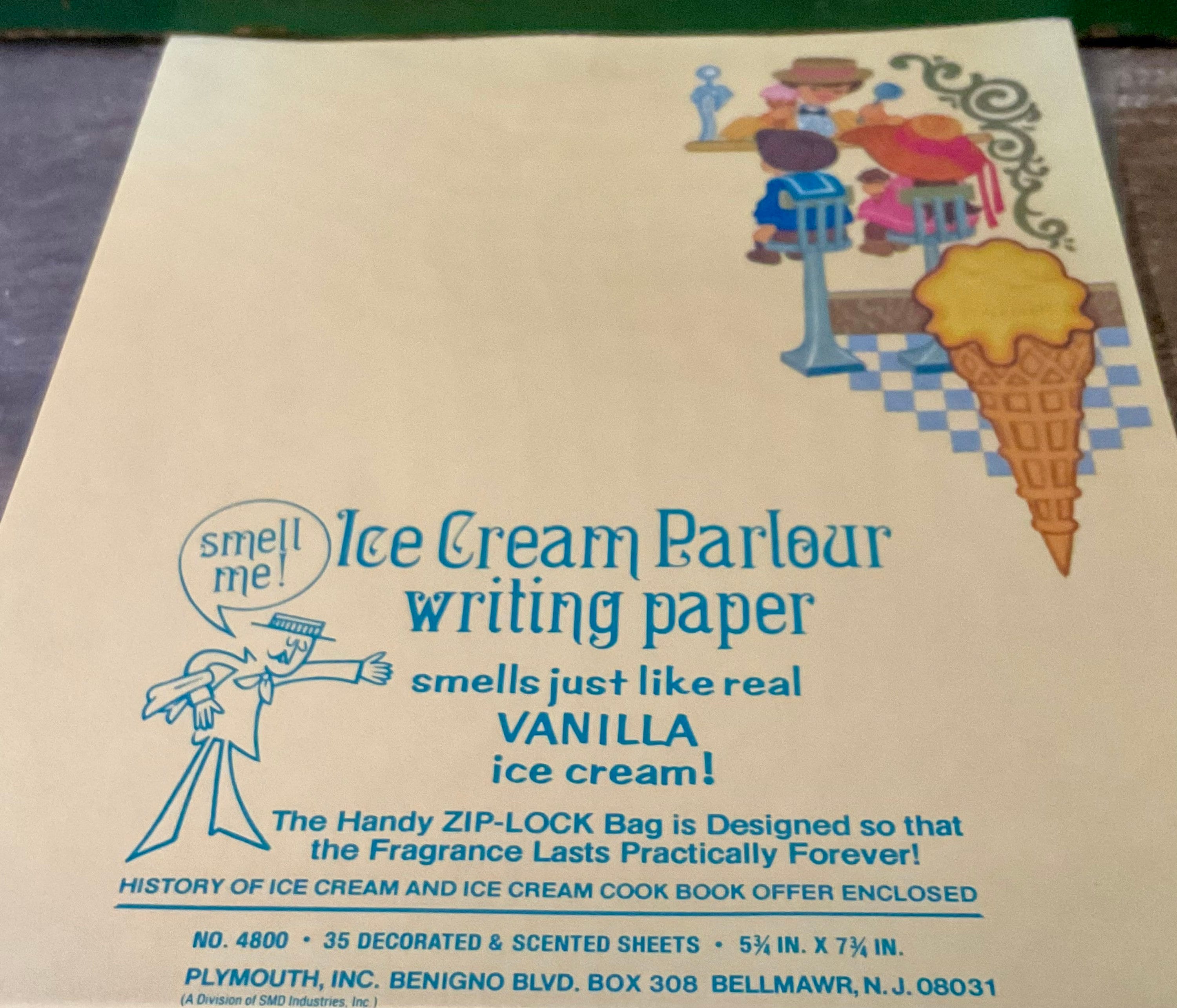 Ice Cream Cone Writing Template
