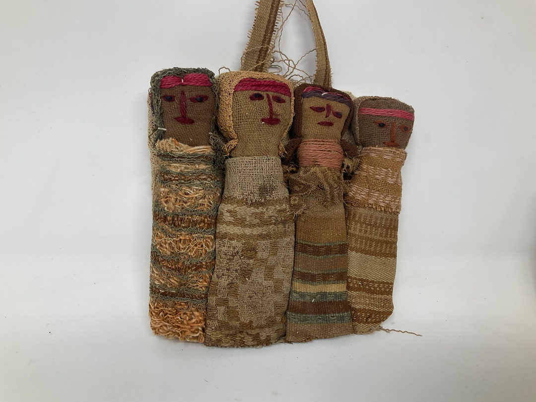 Old Peruvian Chancay Burial Doll Set. 4 Dolls Joined Together. - Etsy
