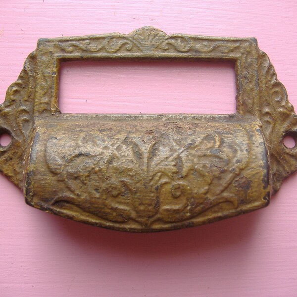 Label Drawer Pull - Etsy