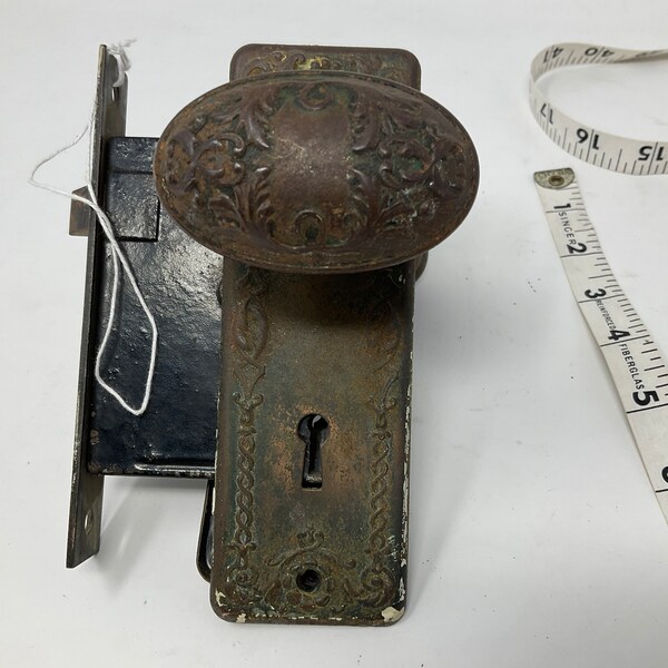 Antique Mortise Lock Set - Etsy