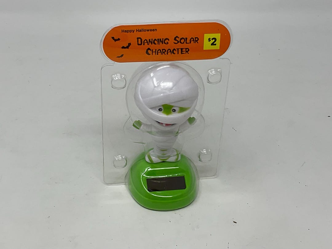 Vintage Halloween Solar Dancer Mummy Solar Powered Halloween Figure ...