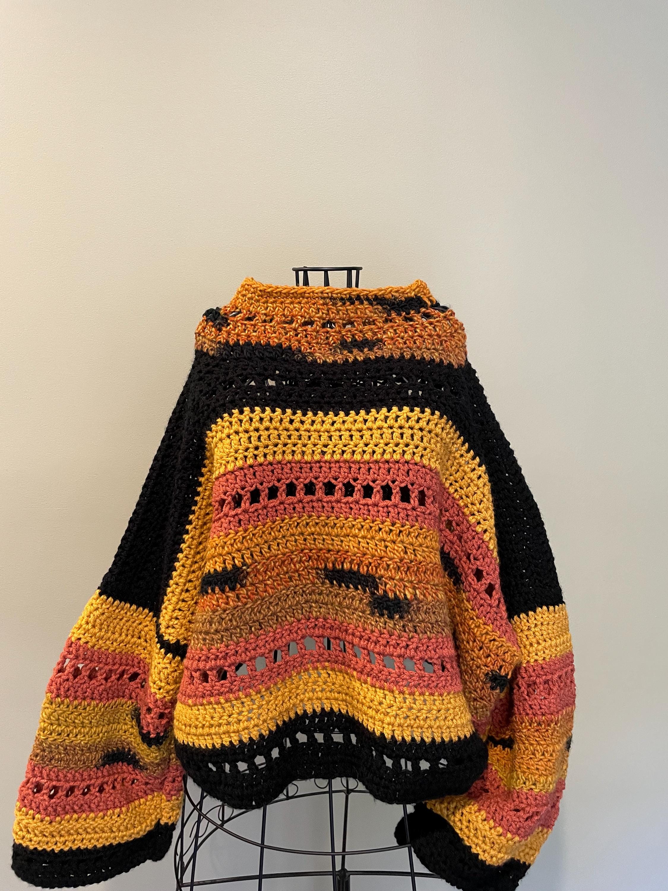 Handmade, Crocheted, Unique, One-of-a-kind Sweater Because No2.....are ...