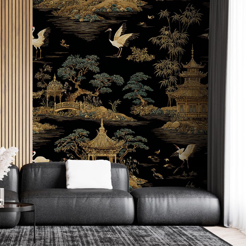 Lantern Wallpaper Peel Stick - Etsy UK