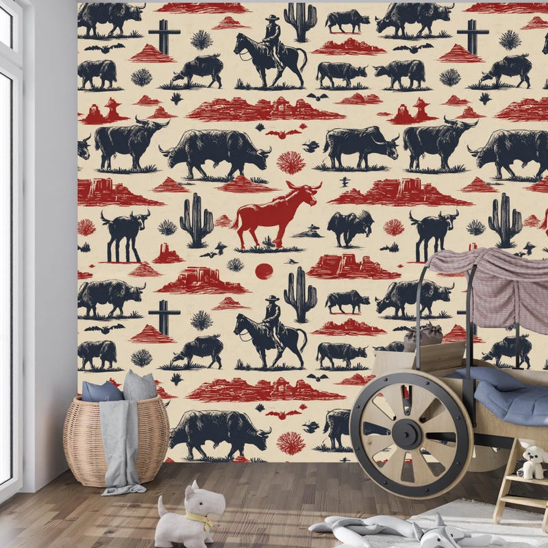 Southwestern Wallpaper - Etsy