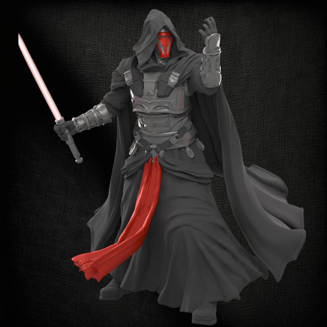 Darth Revan Statue- 14K High Quality Resin Printing- Star Wars Figures ...