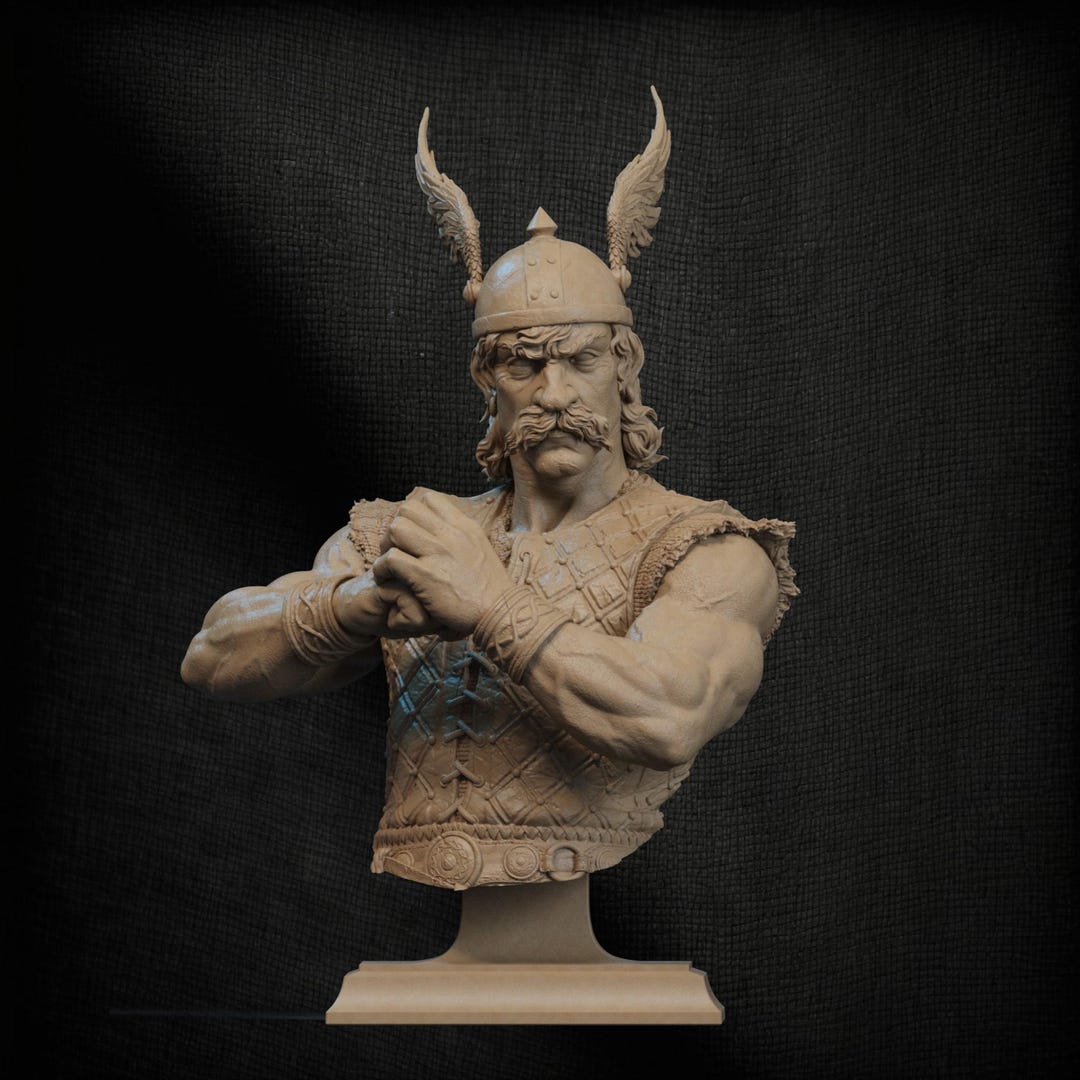 Hyper-realistic Asterix Bust - 3D Resin Printed- 14K High Quality - Etsy