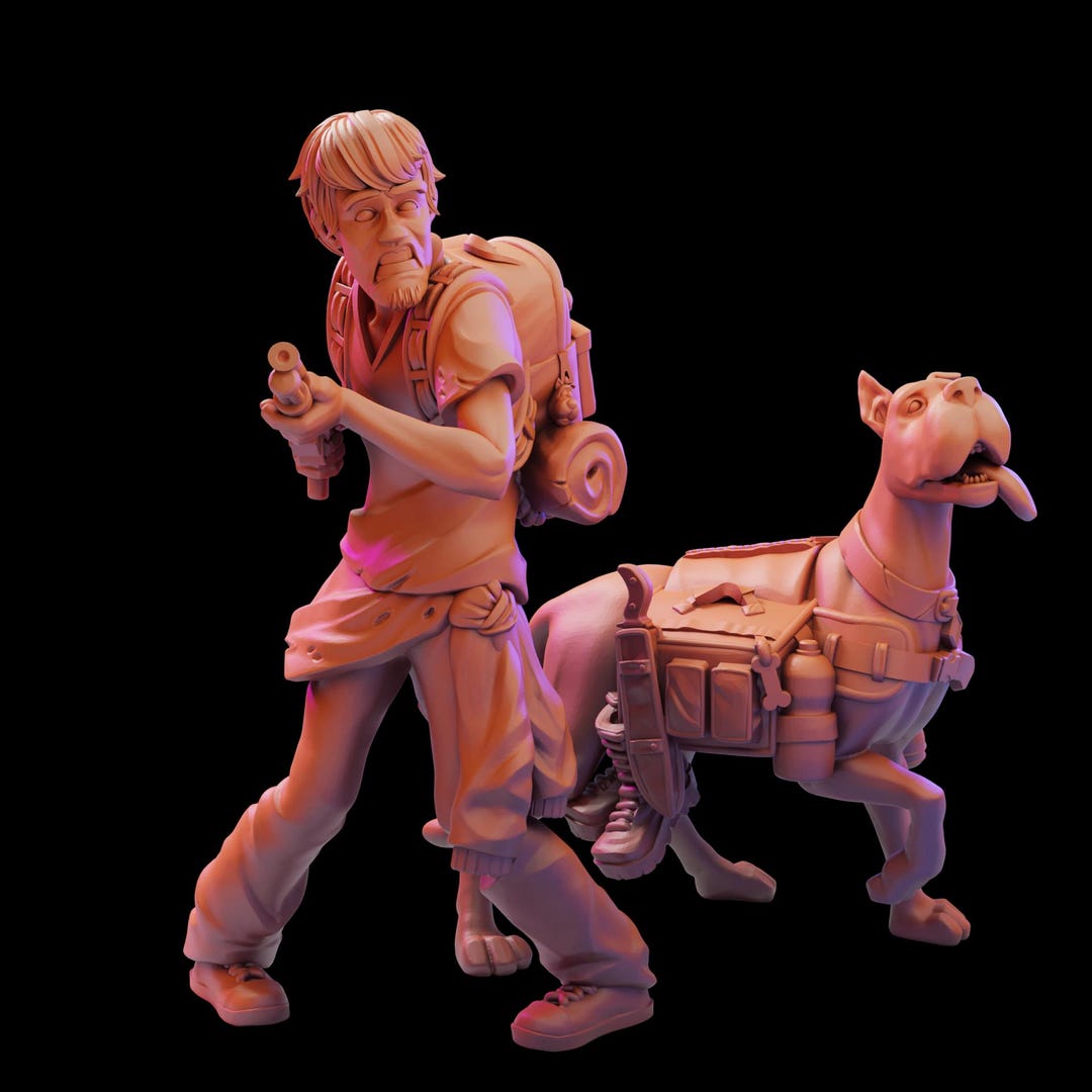 Shaggy & Scooby Walking Dead Last of Us 14K Resin Printing - Etsy