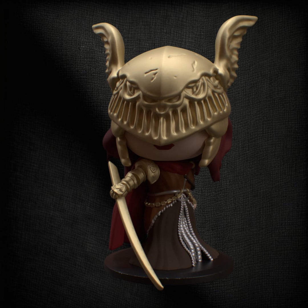 Malenia | ELDEN RING | Chibi Style Figurine | 14K Resolution Resin ...